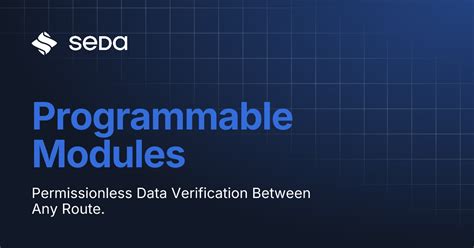 Programmable Modules Seda Network Home