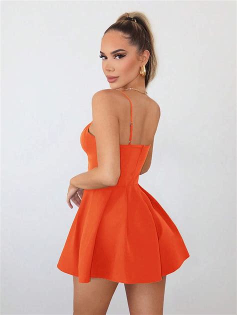 Shein Sxy Womens Ballet Jumpsuit With Suspender Cup And Loose Wide Leg