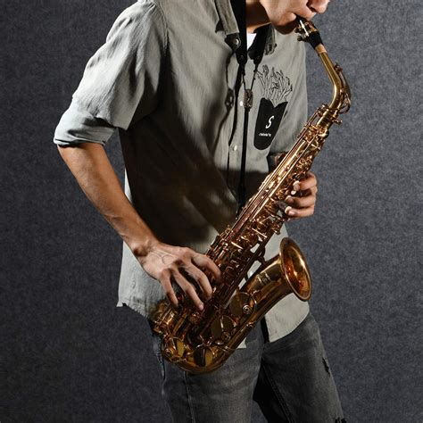 Eastar Alto Saxophone E Flat Student Alto Saxophone Gold Lacquer Begin