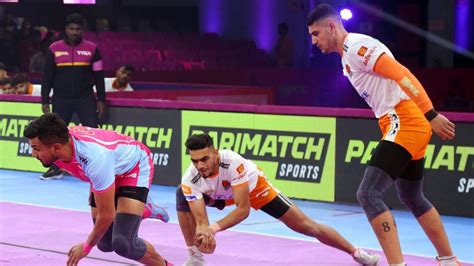 Jaipur Pink Panthers Beat Puneri Paltan In Match Of Pro Kabaddi League Season
