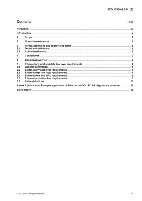 Iso 13400 3 2011 Road Vehicles — Diagnostic Communication Over Internet Protocol Doip — Part 3