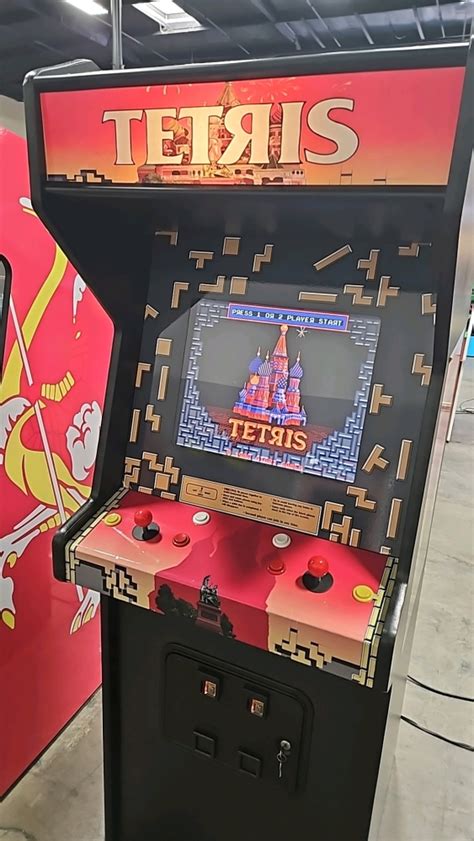 Tetris Upright Atari Style Cabinet New Build Arcade Game 3