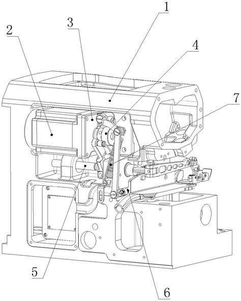 包缝机剪线和抬压脚驱动机构的制作方法