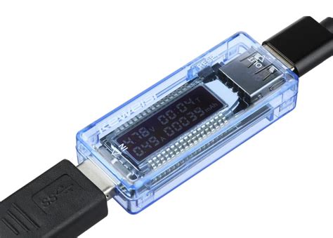 Usb Voltage And Current Tester 4 20v 0 3a Kws V20 Usb A Male To Usb A