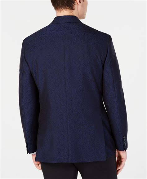 Ryan Seacrest Distinction Mens Modern Fit Jacquard Dinner Jacket