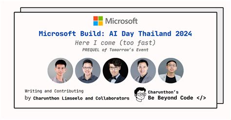 Microsoft Build Ai Day 2024 Ep0 — Here I Come Too Fast By Boat