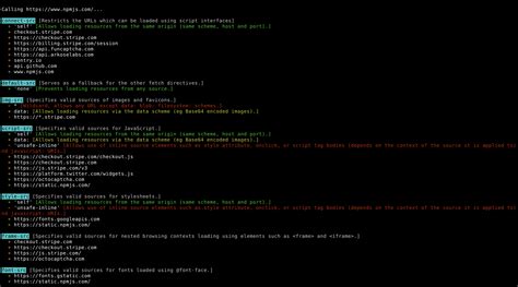 Github Gwen001csp Analyzer Analyze Content Security Policy Header