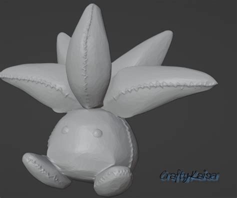 Free 3d File Pokemon Oddish Pokedoll 🐉 ・3d Print Design To Download・cults