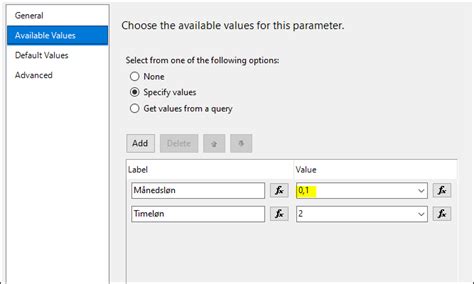 Any Way To Pass Multiple Values For A Single Label In The Parameter For Specify Values