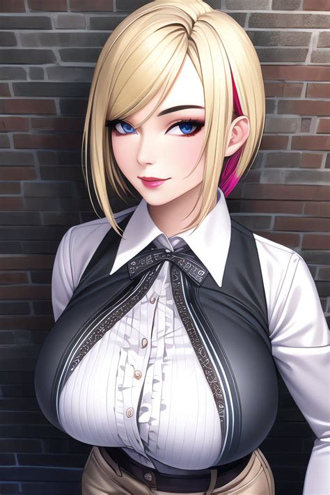 Rule 34 1girls Ai Generated Big Breasts Blonde Hair Curvaceous Curvy