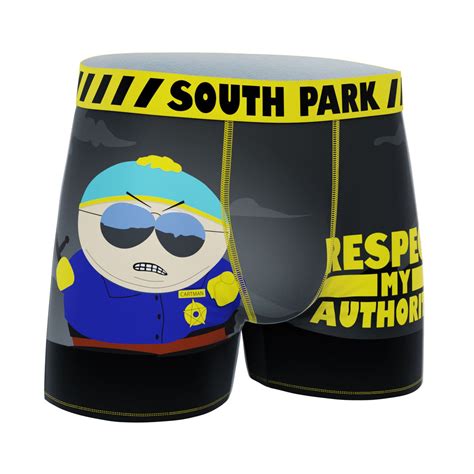 Crazyboxer South Park Cartman Cop Mens Boxer Briefs Crazyboxer
