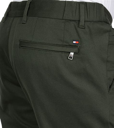 Buy Tommy Hilfiger Th Flex Tapered Trousers In Red 6thstreet Uae