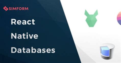 React Native Database Choosing The Right Database For Your React Native App