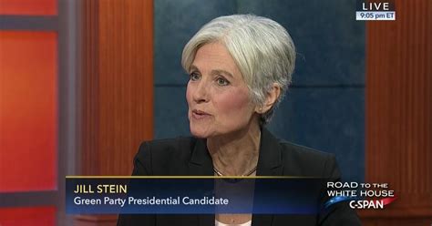 Green Party Presidential Nominee Jill Stein C