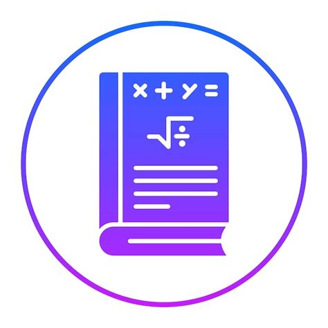 Premium Vector Algebra Book Vector Illustration