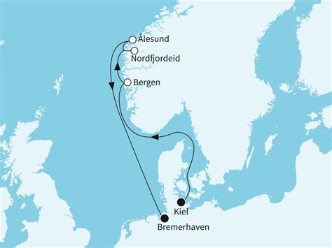 Mein Schiff Nordland Norwegen Mit Bergen