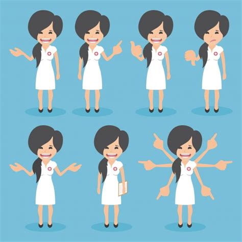 컬러 간호사 컬렉션 Eps Uidownload