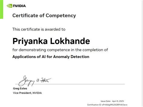 Nvidia Ai Anomalydetection Machinelearning Artificialintelligence Priyanka Lokhande