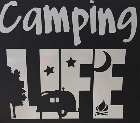 Camping Life Vinyl Decal Perfect For Rv Camper Or Car