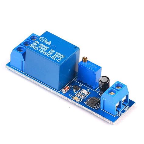 Husxh NE Timer Switch Adjustable Module Monostable Switch Time Delay Relay Module To