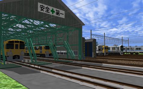 Railsimで検車区 太電設定記
