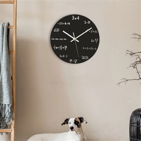 Purchase Classy Math Wall Clock To Help You Manage Time