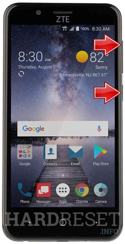 Recovery Mode ZTE Blade Vantage HardReset Info