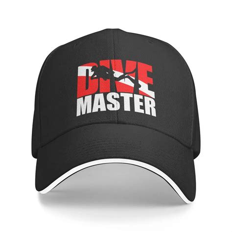 Dive Master Scuba Diving Dive Baseball Cap Men Hats Women Visor Outdoor
