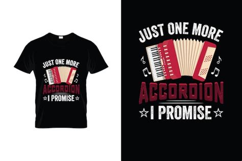 Premium Vector Accordion Tshirt Design