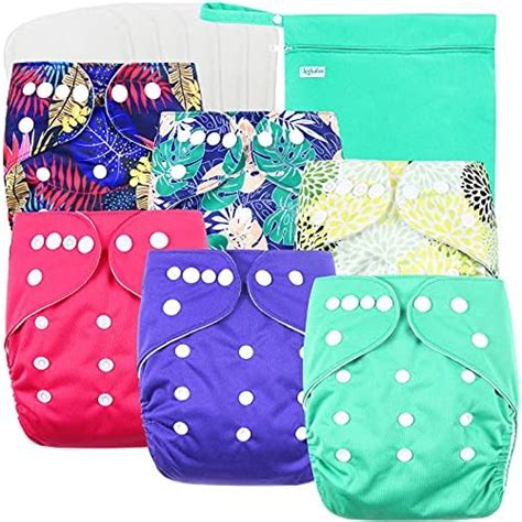 Amazon Leekalos Pañales de tela reutilizables para niños y niñas