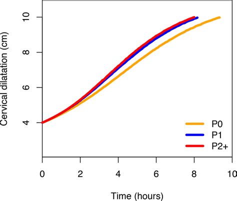 Average Labour Curves By Parity Based On Multistate Markov Models P0 Download Scientific