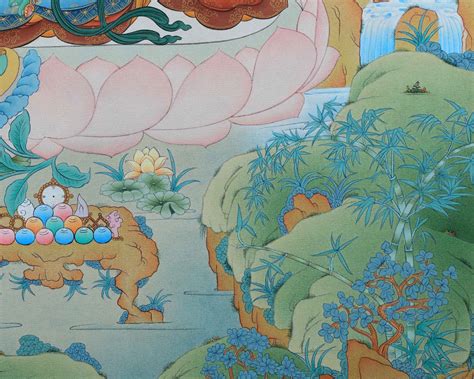High Quality Mother Green Tara Thangka Print Goddess Of Compassion