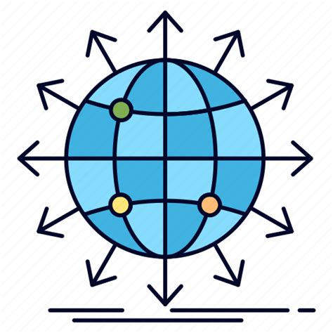 Arrow Globe Network News Worldwide Icon