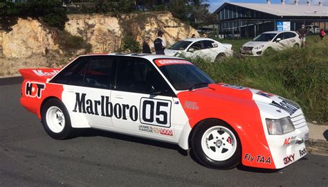 Vk Commodore Peter Brock 05 Race Car Replica At Cooly Rocks On 2014