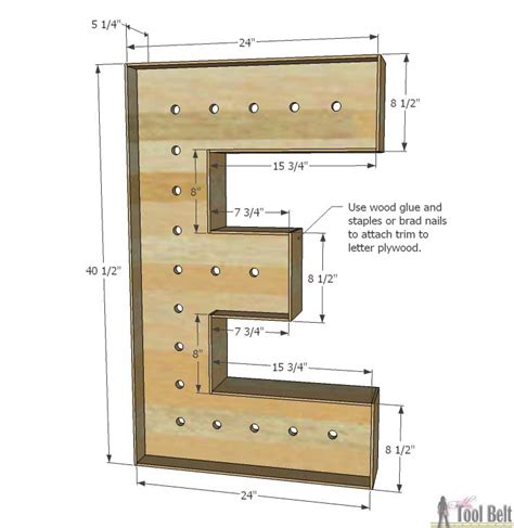 Wood Diy Love Marquee Letters Her Tool Belt