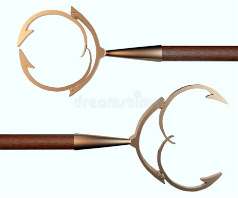 Isolated Man Catcher Also Known As Catchpole Stock Illustration Illustration Of Sasumata