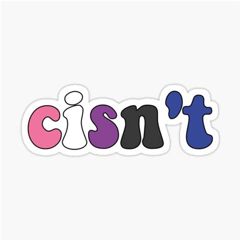 Cisnt Genderfluid Pride Flag Gender Fluid Cisgender Lgbtq Sticker