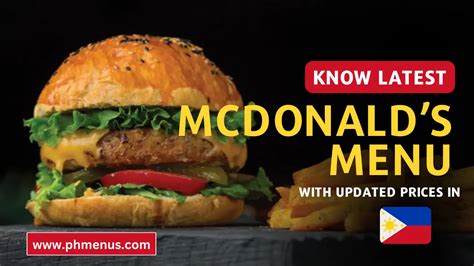 Mcdonald S Menu 2024 Philippines Kali Abigail