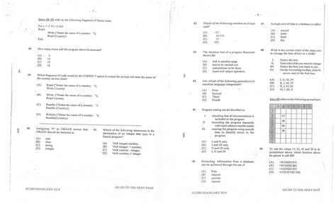 Information Technology CSEC January 2019 P1 1 Past Paper PDF