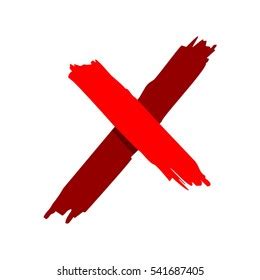 Red X Letter Logo Template Illustration Stock Vector Royalty Free 541687405 Shutterstock