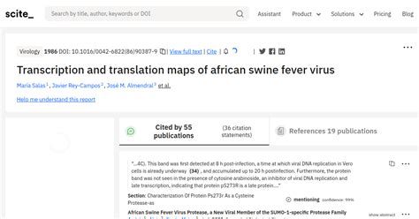 Transcription And Translation Maps Of African Swine Fever Virus