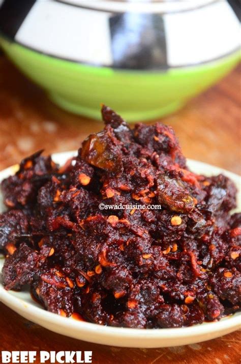 Beef Pickle Kerala Style Nadan Irachi Achar Spicy Beef Pickle Recipe