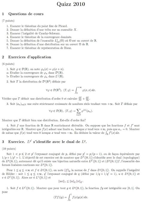 Examen Corrigé Partiel Analyse 1 20102011