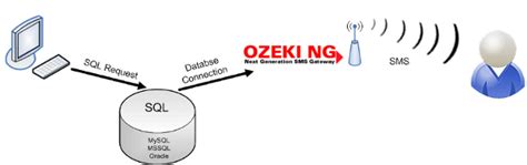 how to send sms messages from a database server