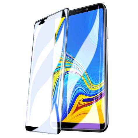 适用于三星a92018版冷雕钢化膜a7 a5全屏覆盖2018弧边防摔透明玻璃膜三星a9无白边抗指纹高清保护手机贴膜 虎窝淘