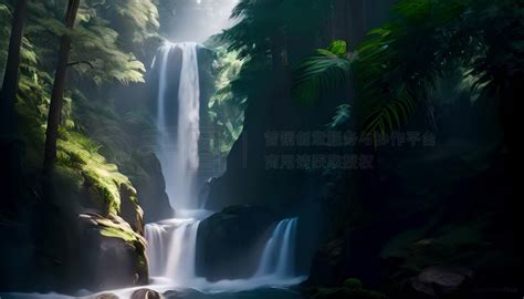 风光视频模板 自然风光航拍瀑布风景实拍 实拍视频免费下载 mp4格式 1792像素 编号54700370 千图网