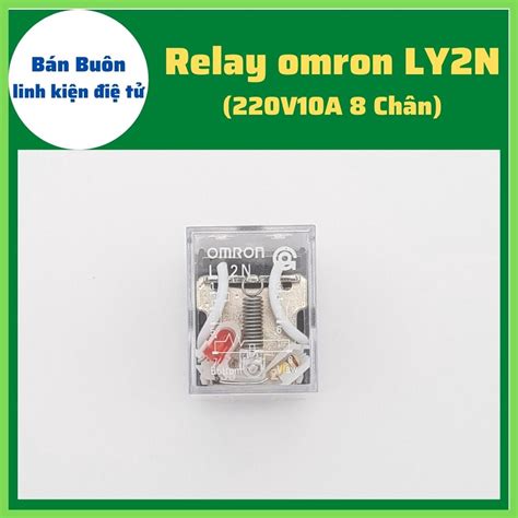 Mua Relay 220V 8 chân relay omron 220v 8 chân rơ le 220v10a 8 chân