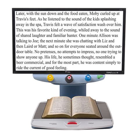 Topaz Ez Hd Desktop Video Magnifier Freedom Scientific Estore