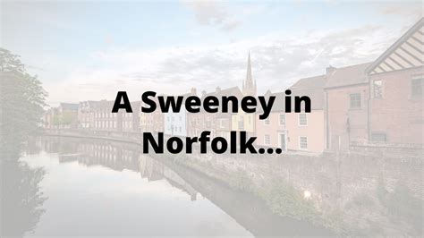 A Sweeney In Norfolk… Sweeneys Blogs