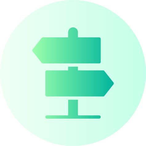 Direction Generic Flat Gradient Icon
